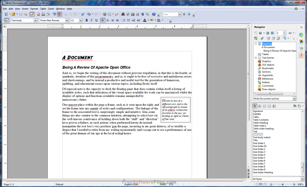 Apache OpenOffice 4.1.3