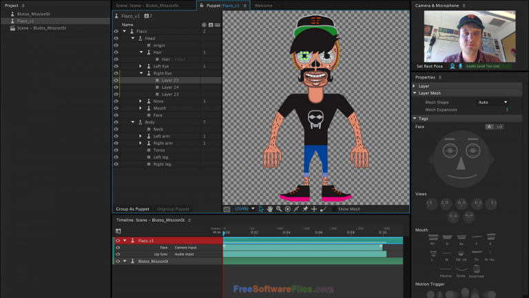 Free Adobe Character Animator CC 2018 Free Adobe Character Animator CC 2018