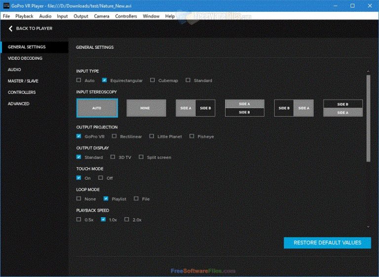 GoPro VR Player 3.0.4 Free Download