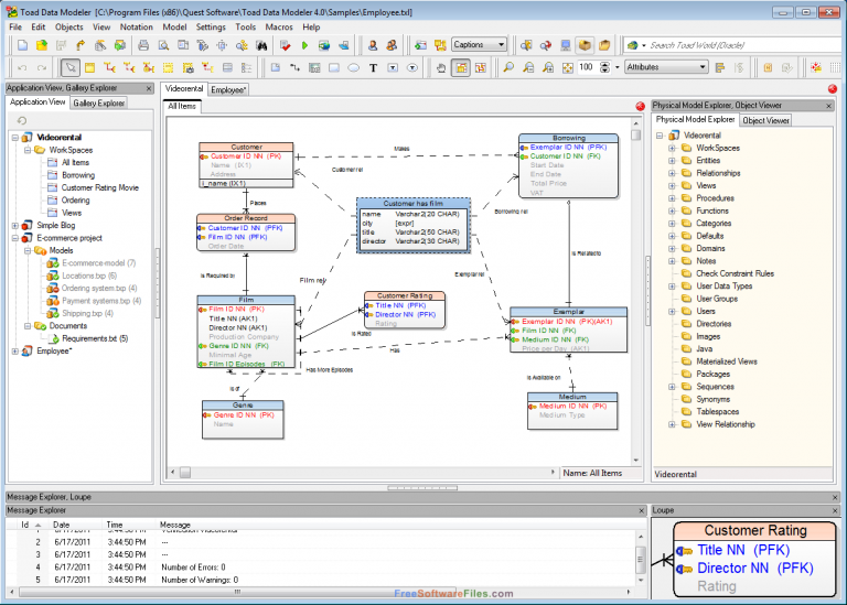 Toad Data Modeler 6.4 Free Download